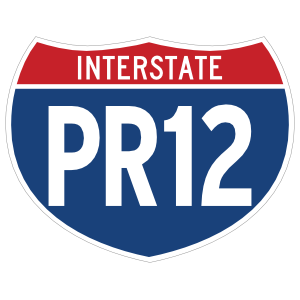 Interstate Pr12 Sign Sticker