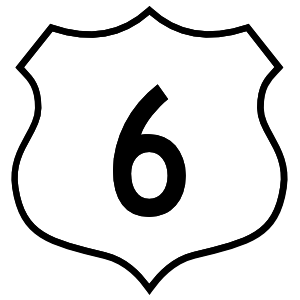 Highway 6 Sign Magnet