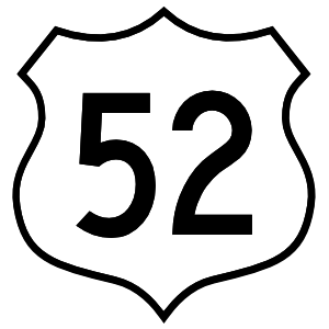 Highway 52 Sign Magnet