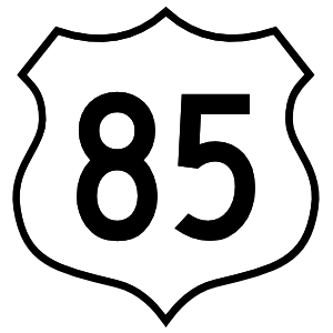 Highway 85 Sign Sticker