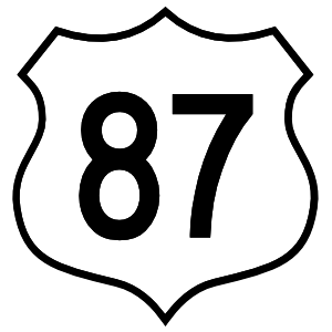 Highway 87 Sign Magnet