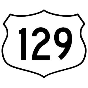 Highway 129 Sign Sticker