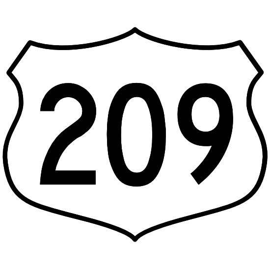Highway 209 Sign Magnet