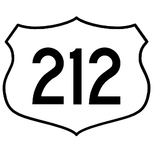 Highway 212 Sign Magnet