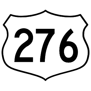 Highway 276 Sign Magnet