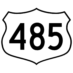 Highway 485 Sign Magnet