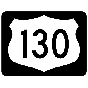 Highway Number Signs with Black Border Car Stickers