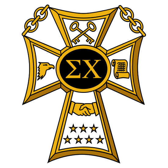 Sigma Chi Cross Die Cut Sticker
