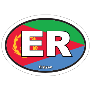 Eritrea Er Flag Oval Magnet