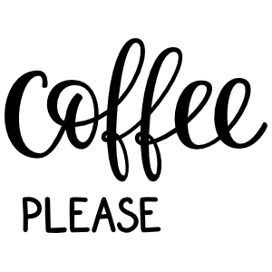 Coffee Please Sticker