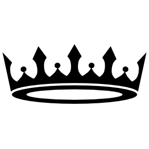 Dapper Crown Sticker