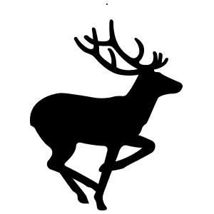 Prancing Deer Sticker