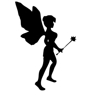 Cute Fairy With Wand Sticker