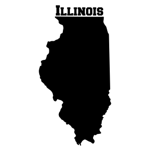 Illinois State Sticker