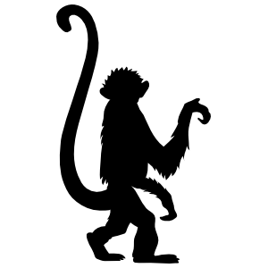 Funky Monkey Sticker