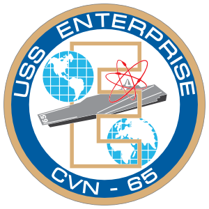 Navy Carrier Ship Cvn 65 Uss Enterprise Sticker