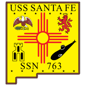Navy Submarine Ssn 763 Uss Santa Fe Magnet