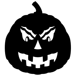 Evil Pumpkin Sticker