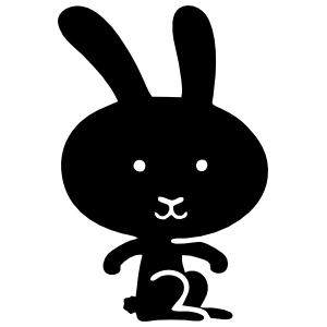 Cute Little Rabbit Sticker