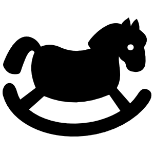 Rocking Horse Toy Sticker