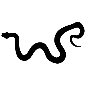 Snake Slithering Sticker