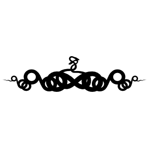 Coiled Snakes Sticker