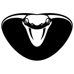 Cobra Snake Head Sticker