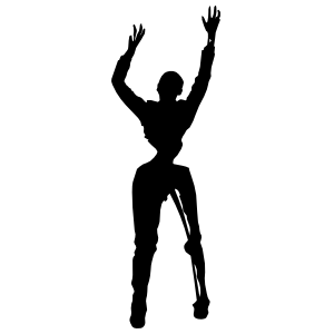 Stretching Zombie Sticker