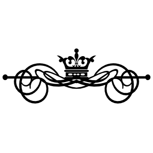 Stunning Crown With Throne Sticker