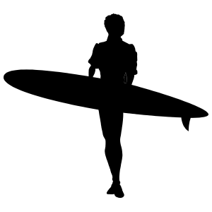 Surfer Sticker