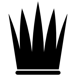 Tall Pointy Crown Sticker