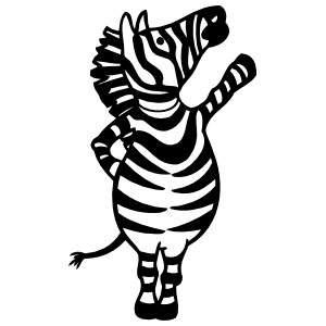 Zebra Stickers & Car Decals