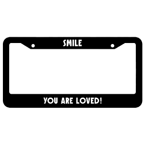 Heart License Plate Frames - Designer License Plate Frames