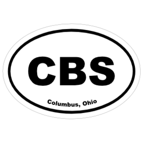 Ohio City Oval Car Stickers & Decals