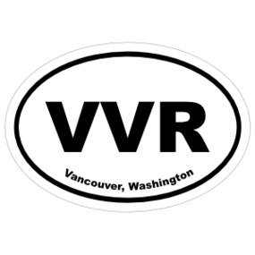 Washington City Oval Car Stickers and Decals