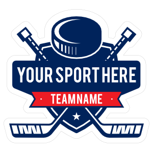 Hockey Stickers & Decals – Customizable Team Stickers Available