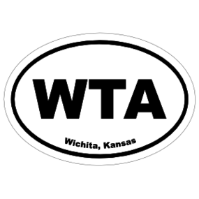 Kansas City Oval Car Stickers & Decals