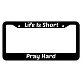 Religious License Plate Frames - Customizable License Plate Frames