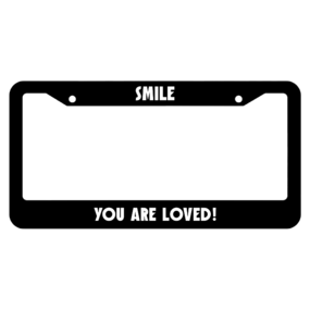 Heart License Plate Frames - Designer License Plate Frames