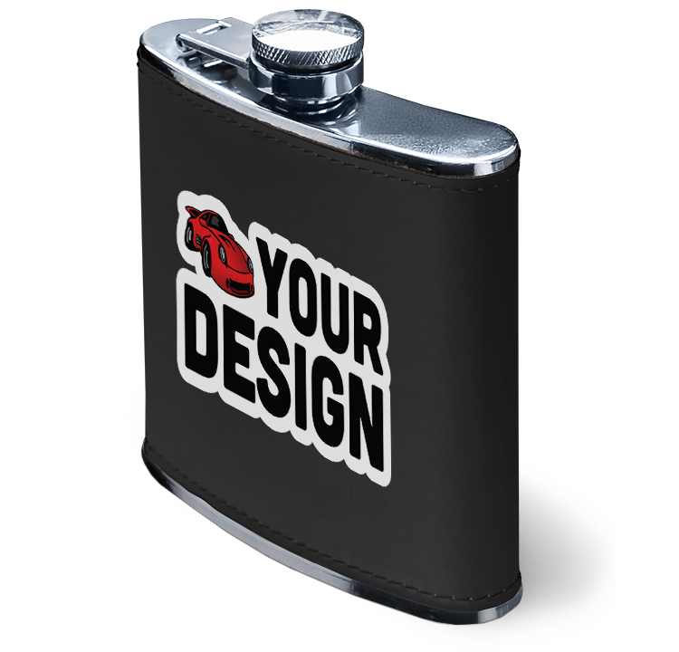 Print Your Design Or Logo On This Customizable Flask